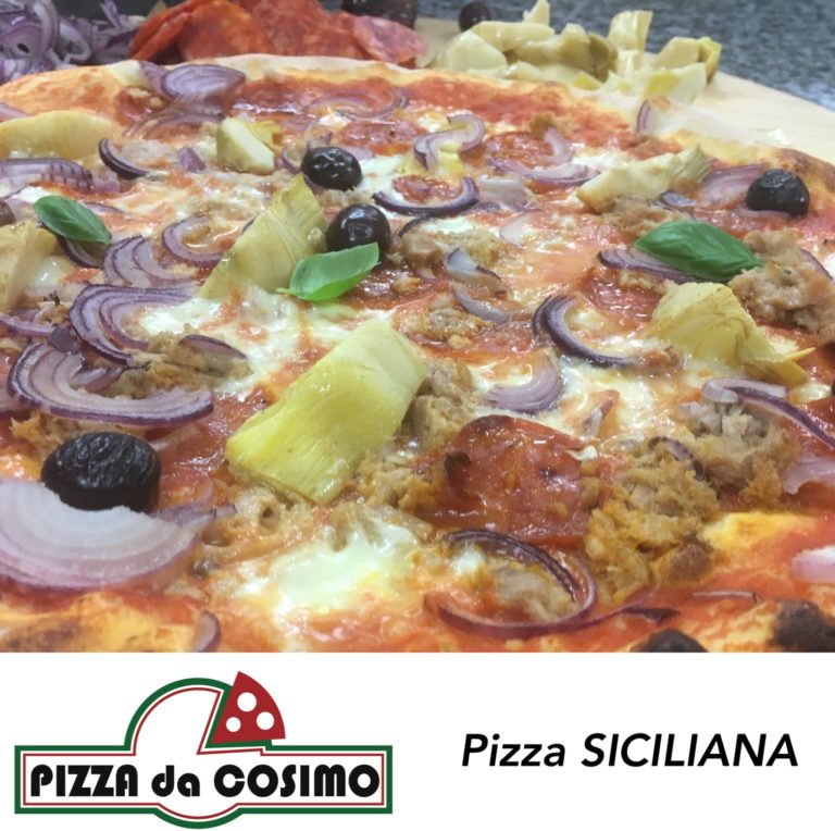 Familienpizza Siciliana – Pizza Cosimo